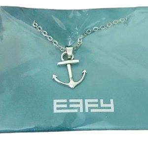 Effy | Jewelry | Effy 8 Silver Anchor Necklace | Poshmark